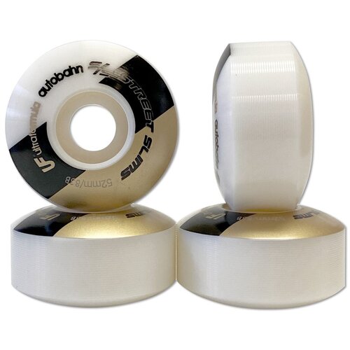 Autobahn Wheels Street Slims Ultra 52mm 83B White - SurfSkate Australia