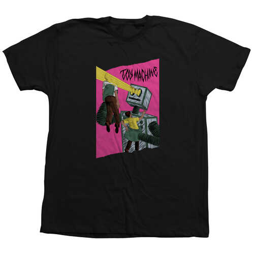 Toy Machine Tee Robot Horror Black - SurfSkate Australia